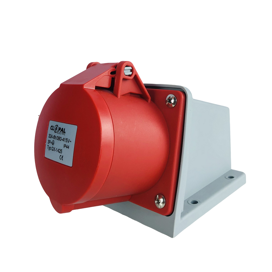 Clopal 32A 4-Pin Industrial Plug – 220-240V | Heavy Duty Connector ...