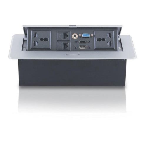 Technology Box, Conference Table Connectivity Hydraulic Pop Up Box Pow ...